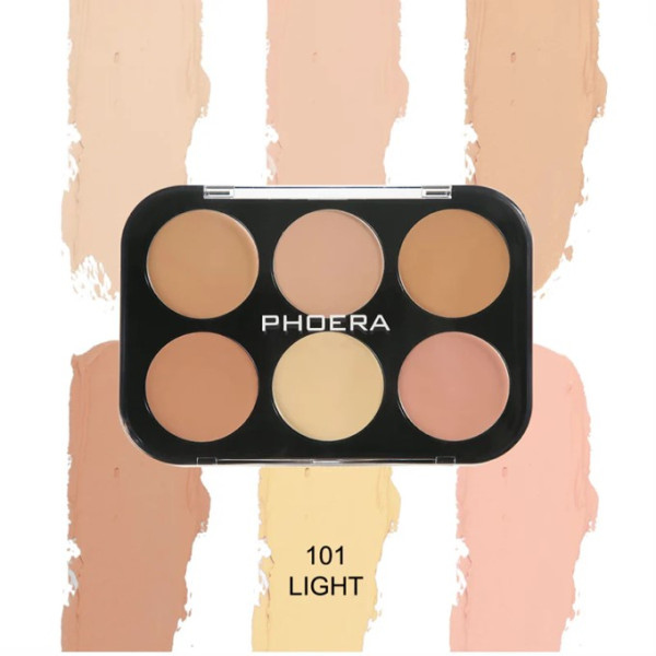 Phoera Cream Concealer Correct Contour Palette – Light 101 | Sassy Style