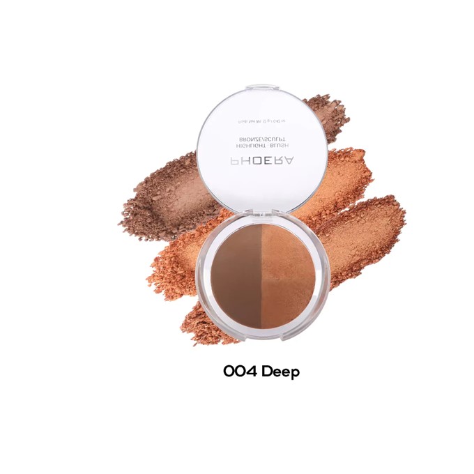 Phoera 3-in-1 Blush Bronzer Highlight – Deep | Sassy Style
