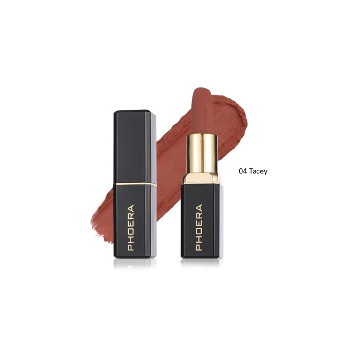 Phoera 24 Hrs Non-Transfer Matte Lipstick – Tacey Terracotta – 04 ...