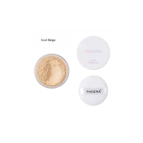 Phoera Setting Powder Loose Face Powder – Cool Beige | Sassy Style