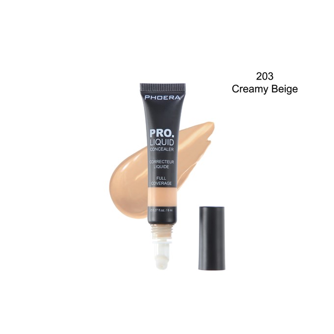 Phoera Full Coverage Liquid Concealer Wand – Creamy Beige – 203 | Sassy ...